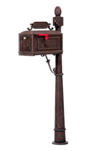 Bronze Cast Aluminum Contemporary Mailbox | Better Box Mailboxes