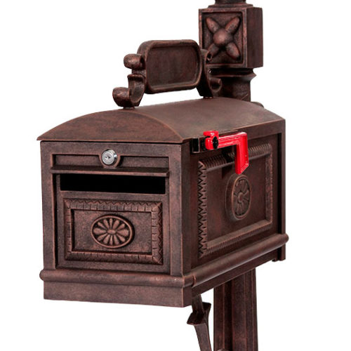 Bronze Cast Aluminum Locking Mailbox | Better Box Mailboxes