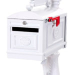 White Locking Cast Aluminum Mailbox | Better Box Mailboxes